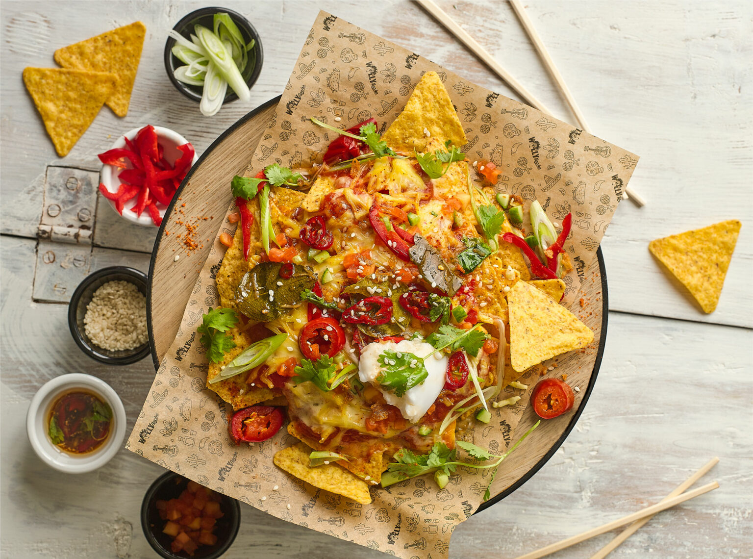 Asian Twist Nacho's ⋆ willynacho.com